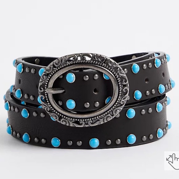 torrid | Accessories | Nwt Torrid Studded Faux Leather Blackturquoise ...